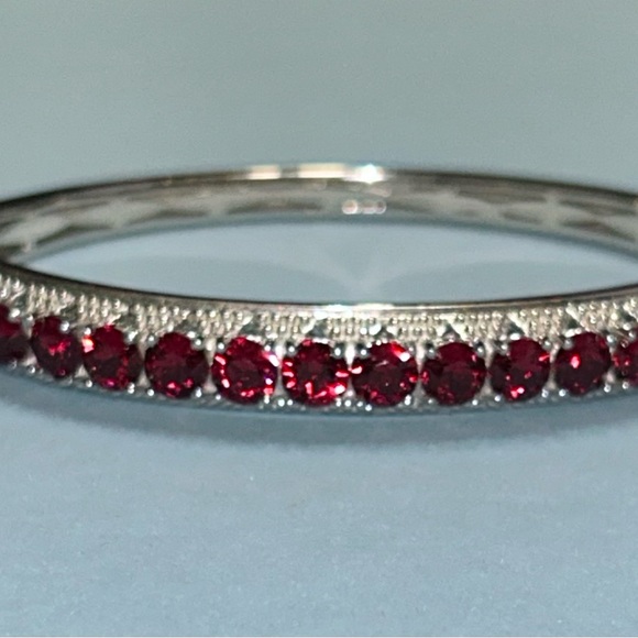 Karis' Kloset | Jewelry | Karis Ruby Crystal Bracelet | Poshmark